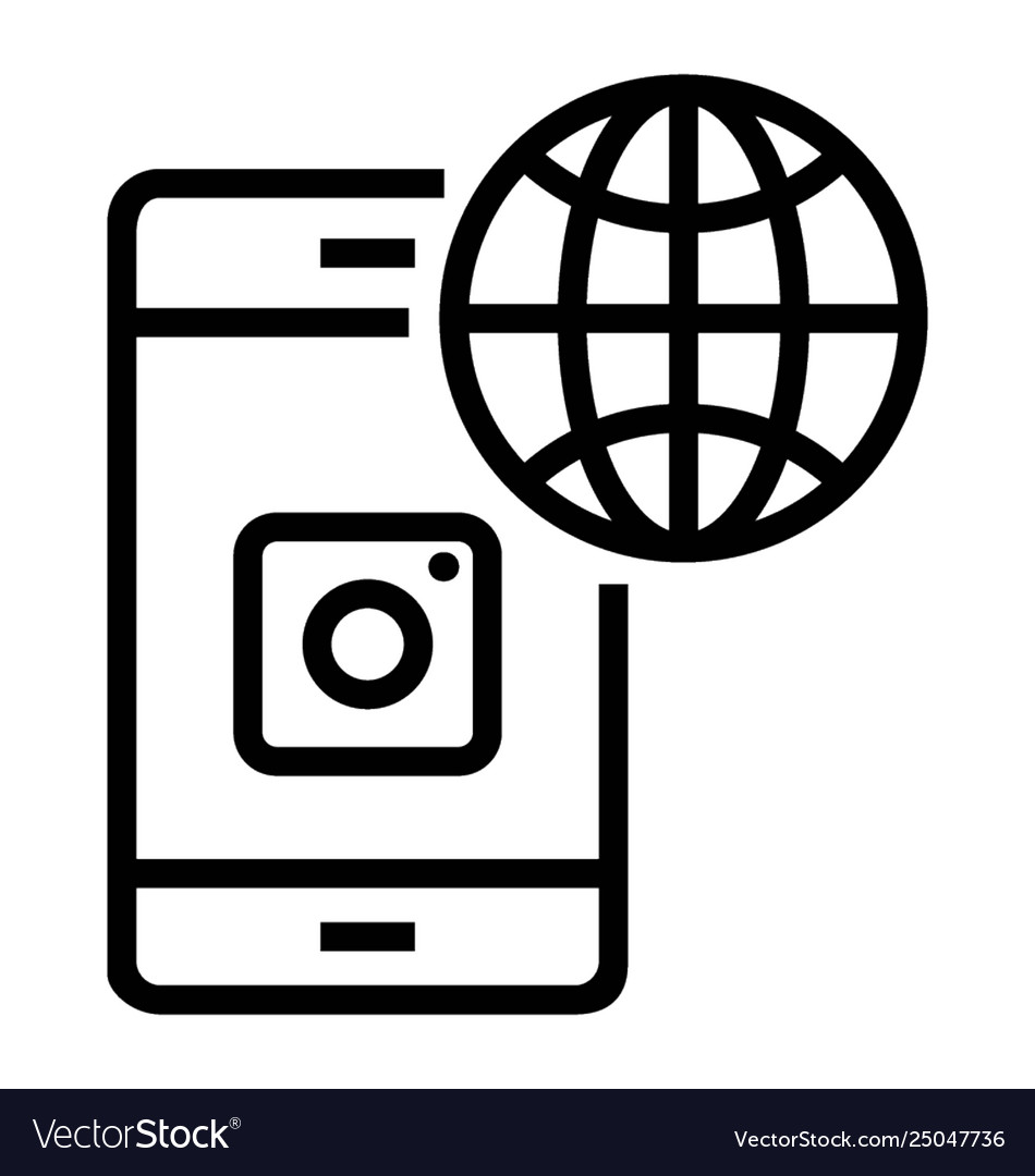 Mobile browser Royalty Free Vector Image - VectorStock