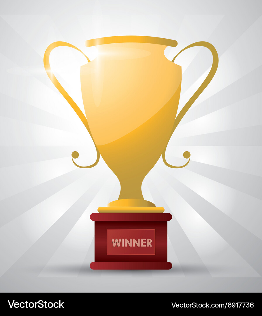 Winner icon design Royalty Free Vector Image - VectorStock
