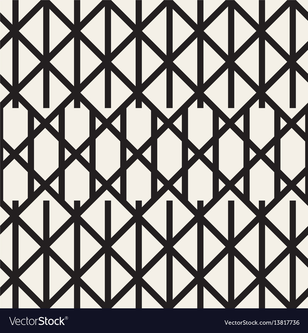Zigzag lines geometric seamless pattern Royalty Free Vector