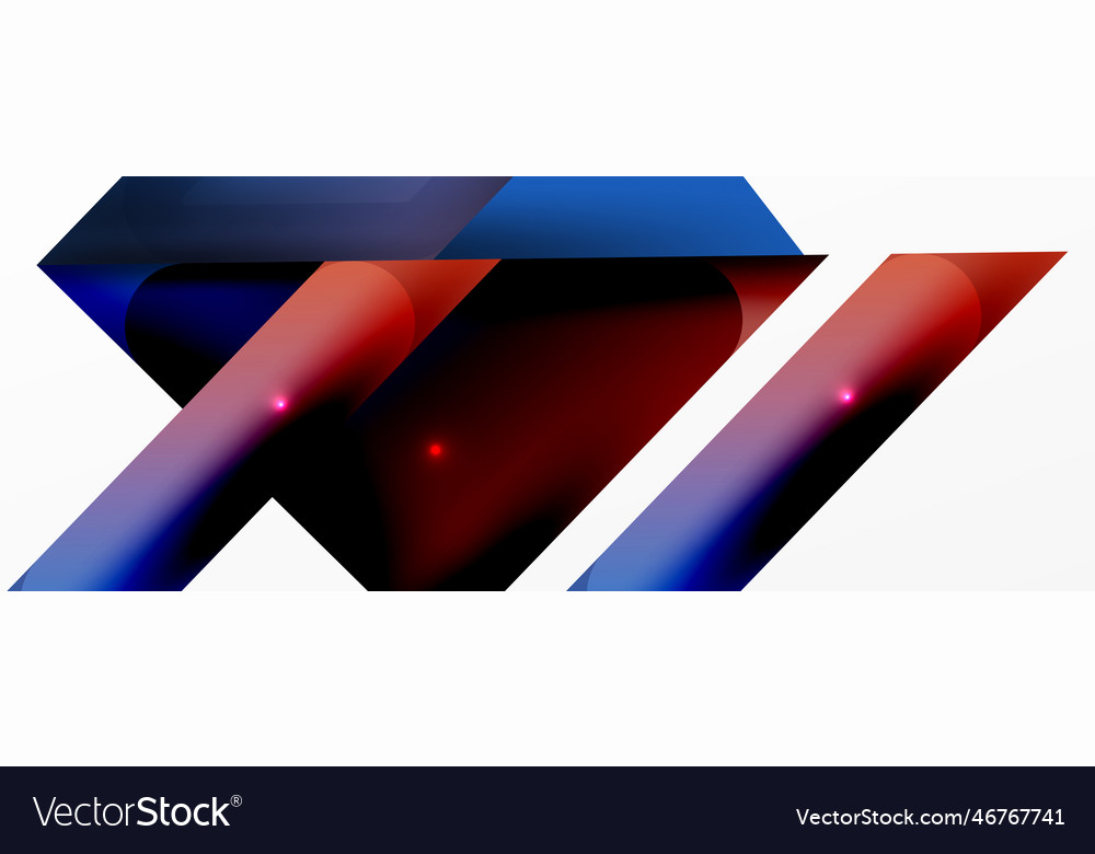 Abstract background simple color geometric shapes Vector Image