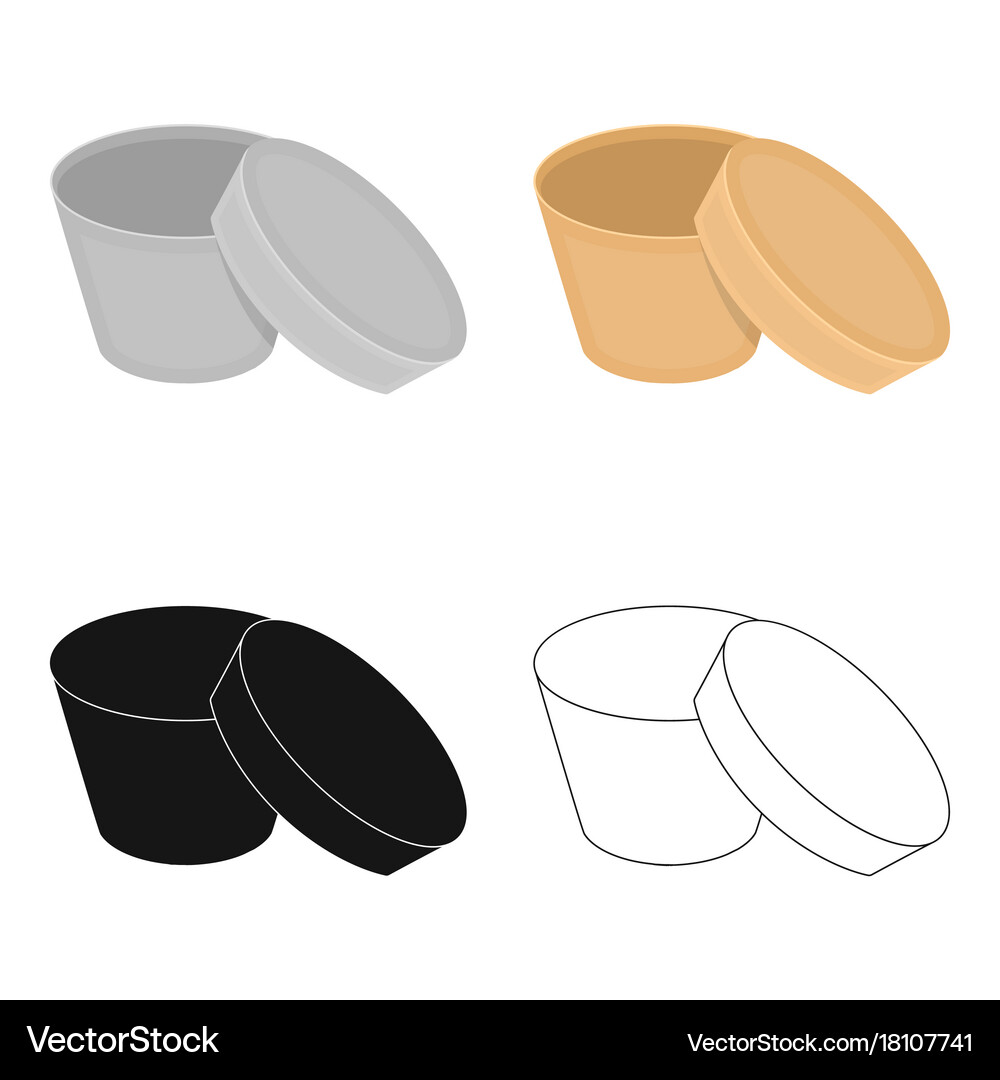 Box packing paper and other web icon in cartoon Vector Image