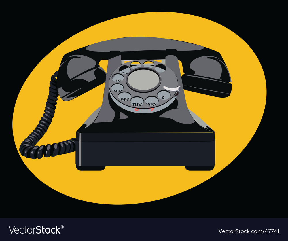 Telephone Royalty Free Vector Image - VectorStock