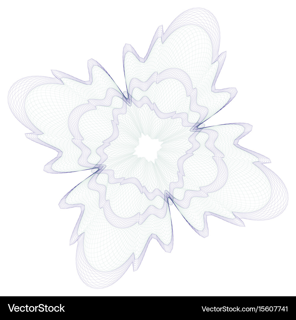 Watermark guilloche design for background certifi Vector Image