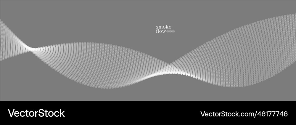 Abstract background with wave of flowing Vector Image