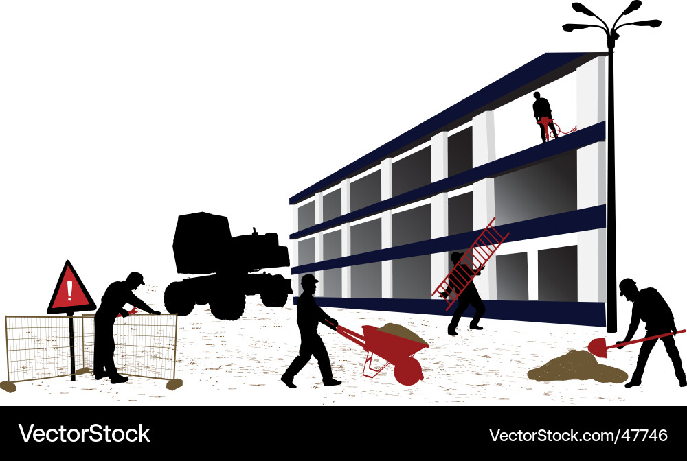 Construction objects Royalty Free Vector Image