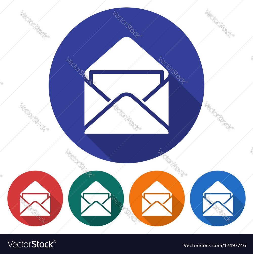Open envelope icon Royalty Free Vector Image - VectorStock