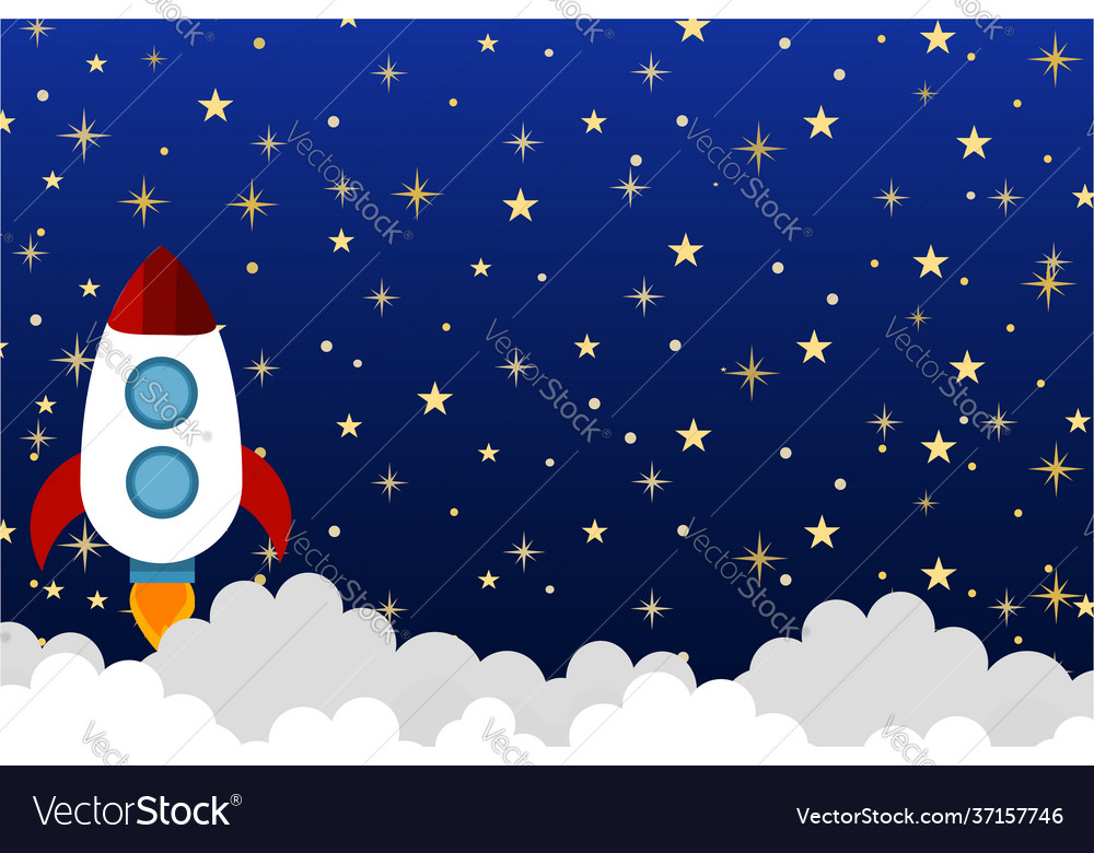 Outer space background Royalty Free Vector Image