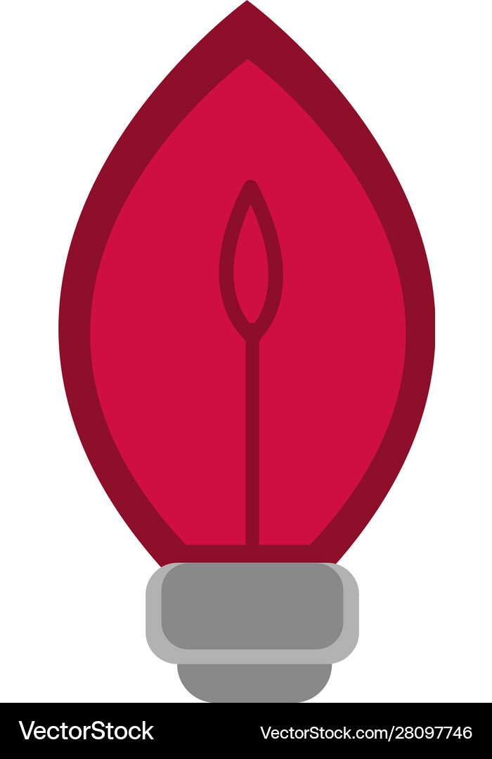 Christmas Light Bulb Clipart