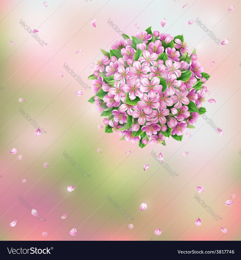 Spring ball Royalty Free Vector Image - VectorStock