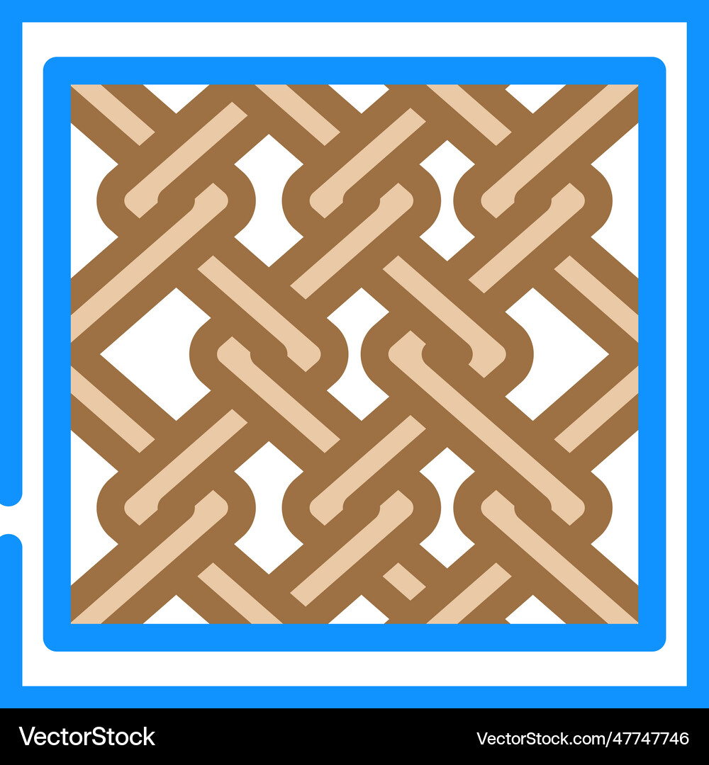 Steel mesh civil engineer color icon Royalty Free Vector