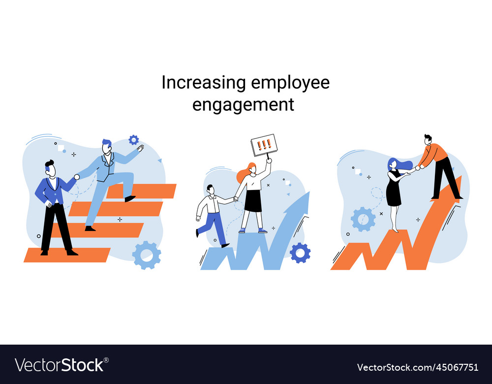 Employee performance evoluation analysis Vector Image