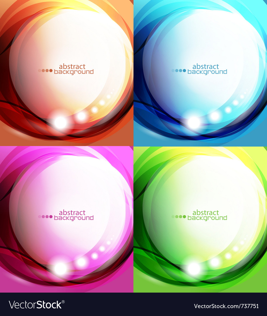 Light waves Royalty Free Vector Image - VectorStock