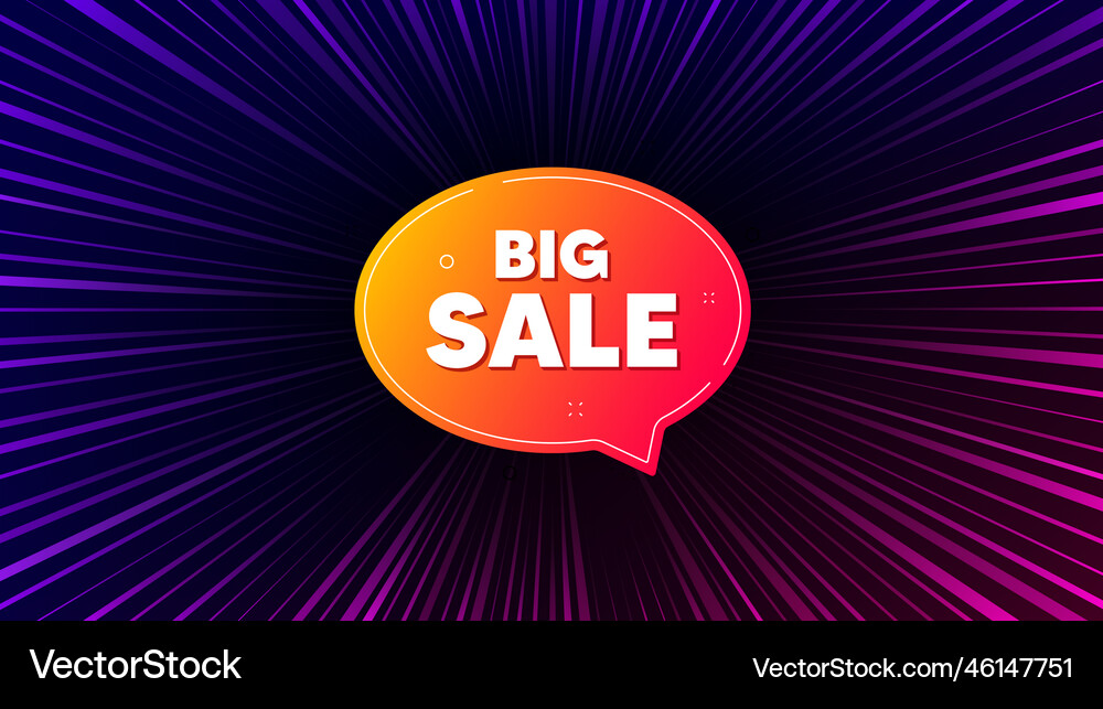 Sale bubble banner discount sticker shape Vector Image