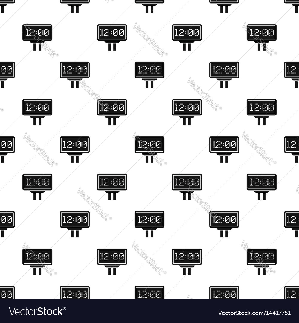 Scoreboard pattern Royalty Free Vector Image - VectorStock