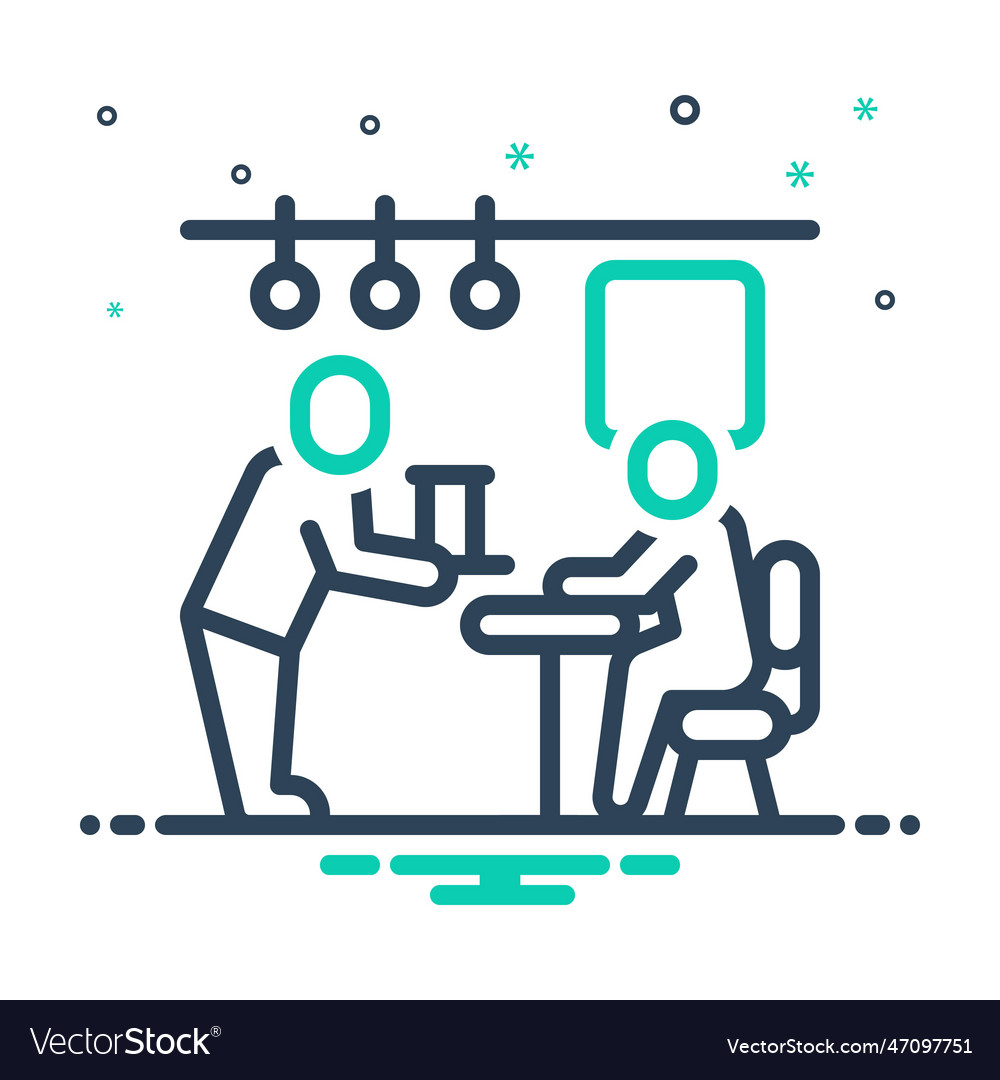 Serve Royalty Free Vector Image - VectorStock