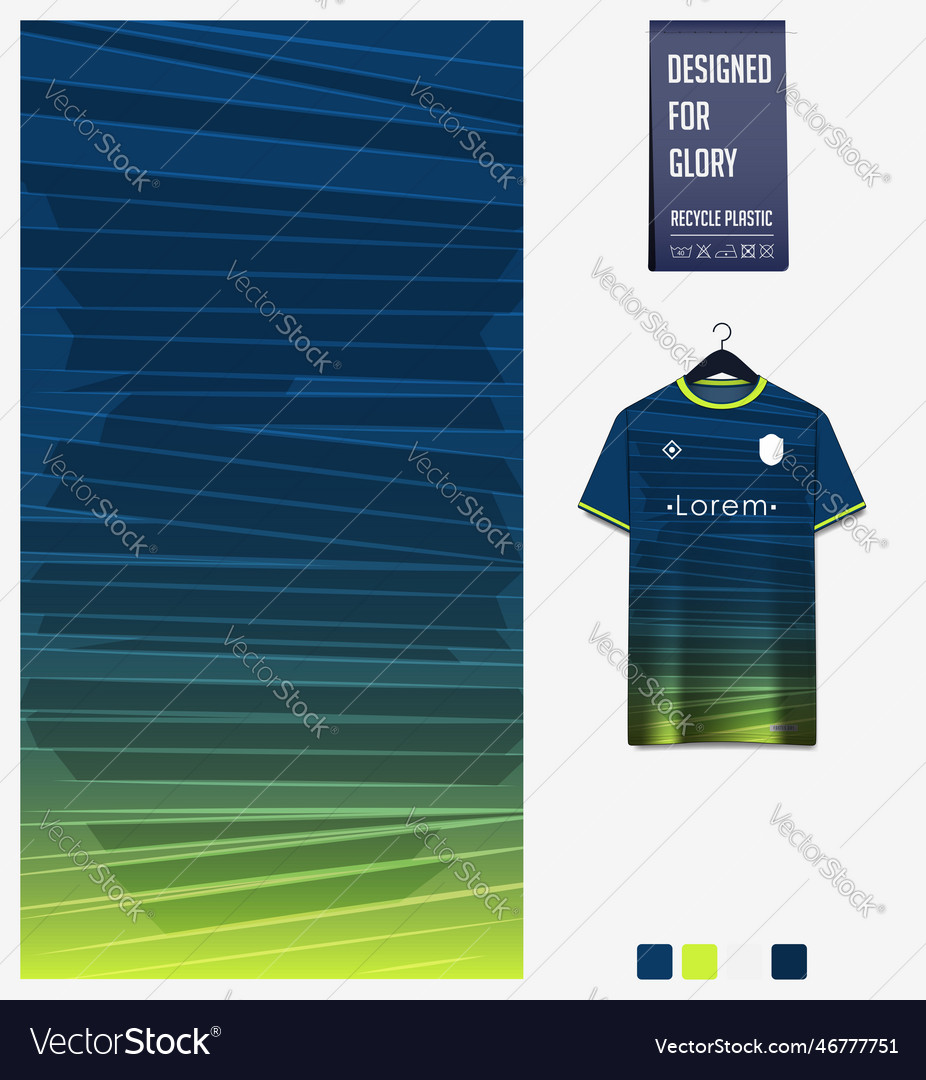 Soccer jersey pattern design stripes pattern Vector Image