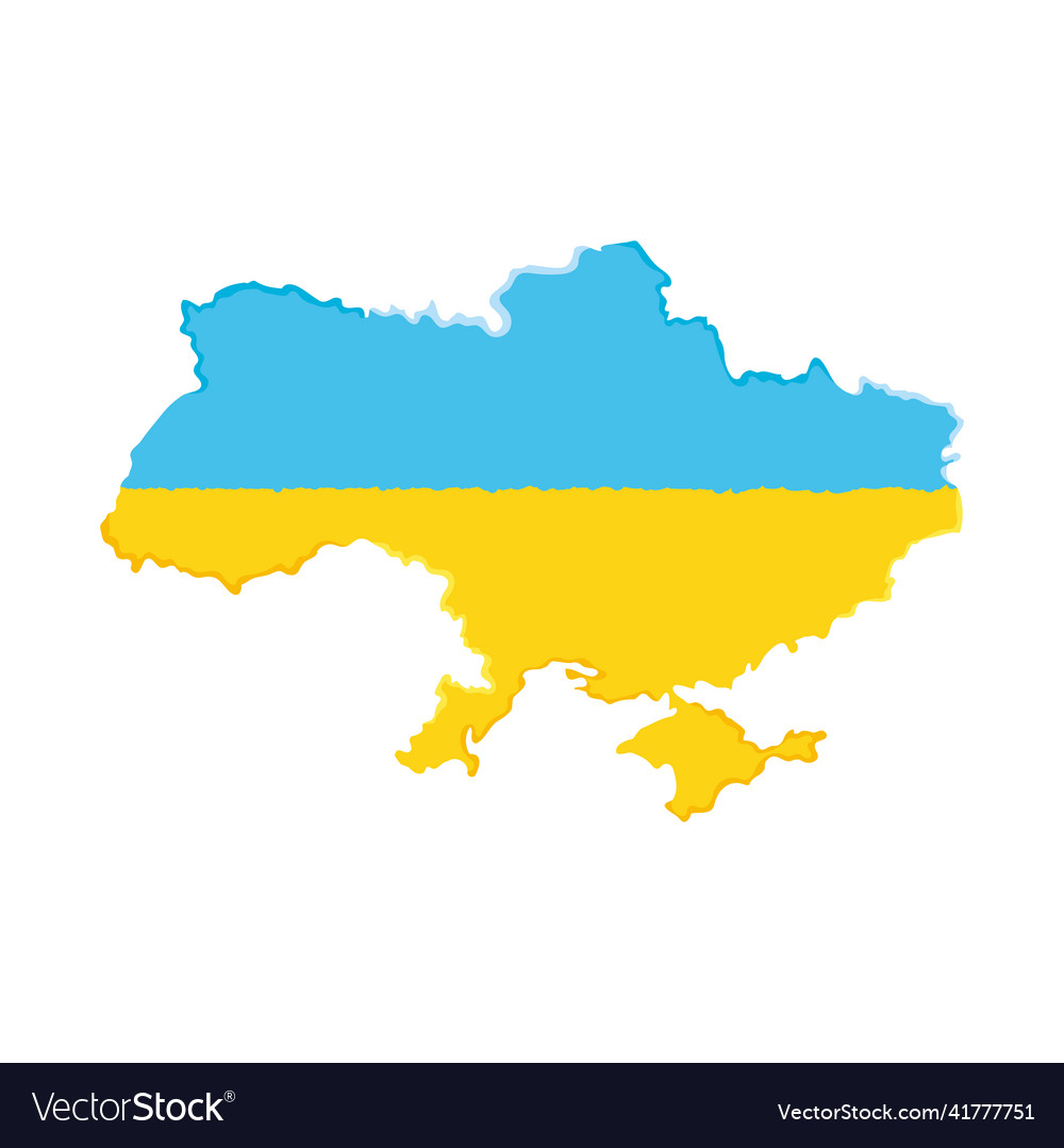 Ukraine map design Royalty Free Vector Image - VectorStock