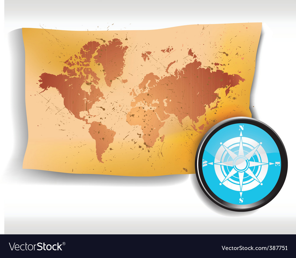 World map Royalty Free Vector Image - VectorStock
