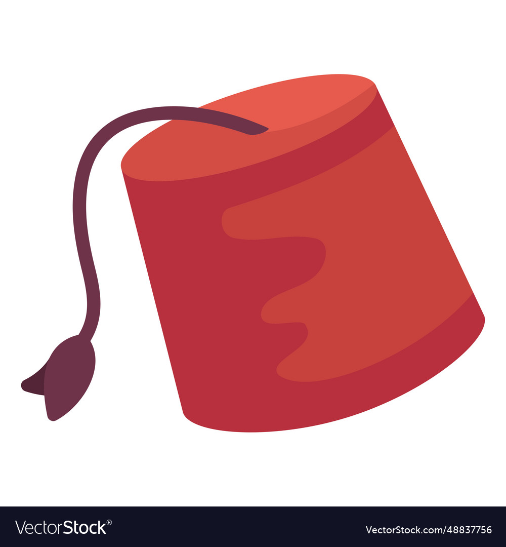 Fez hat Royalty Free Vector Image - VectorStock