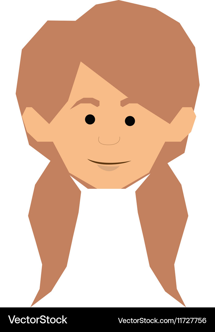 Woman cartoon icon image Royalty Free Vector Image