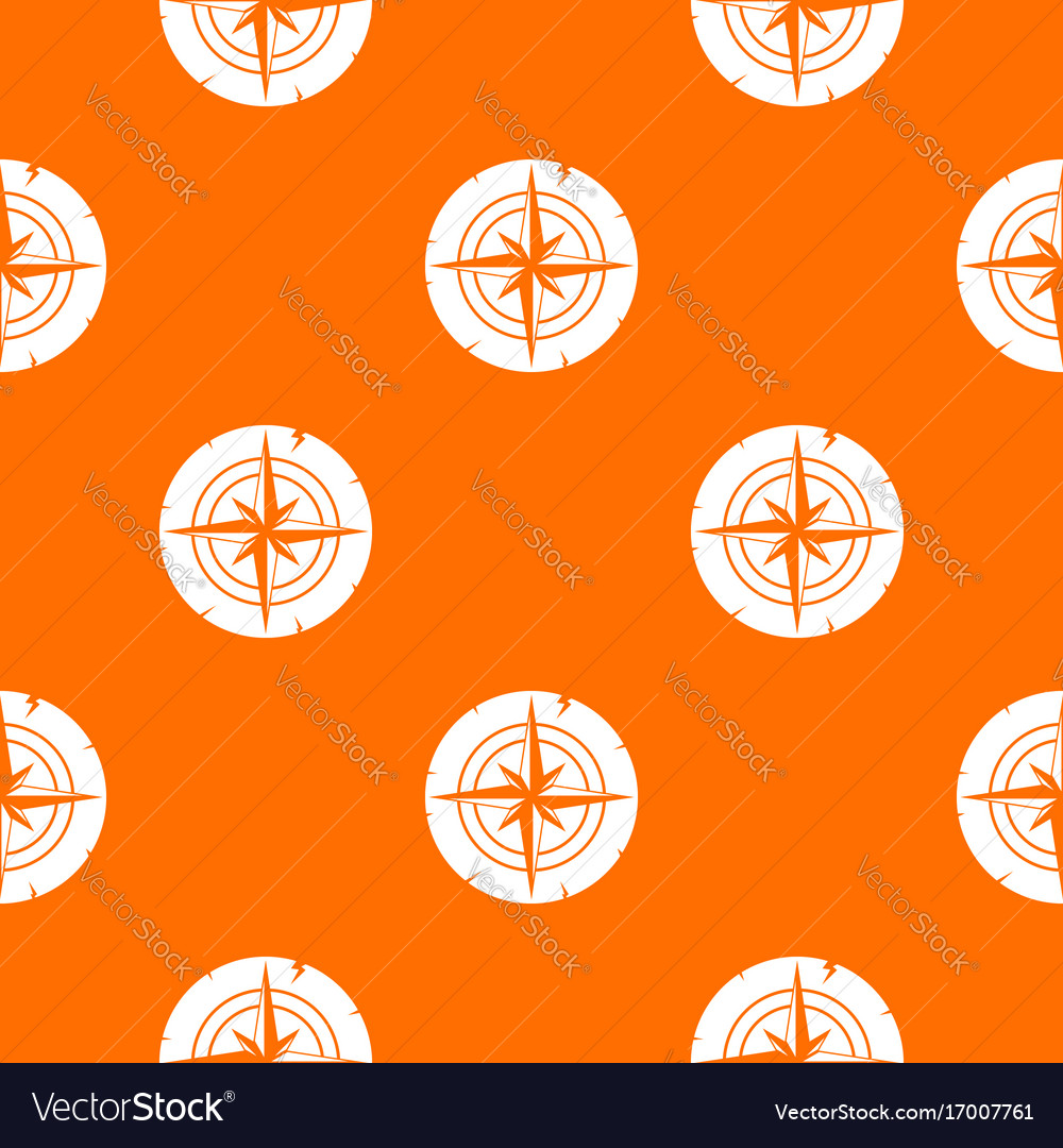 Ancient compass pattern seamless Royalty Free Vector Image