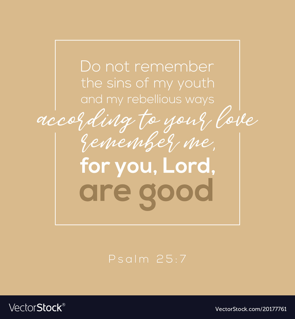 Bible Verse From Psalm For Praise God Royalty Free Vector