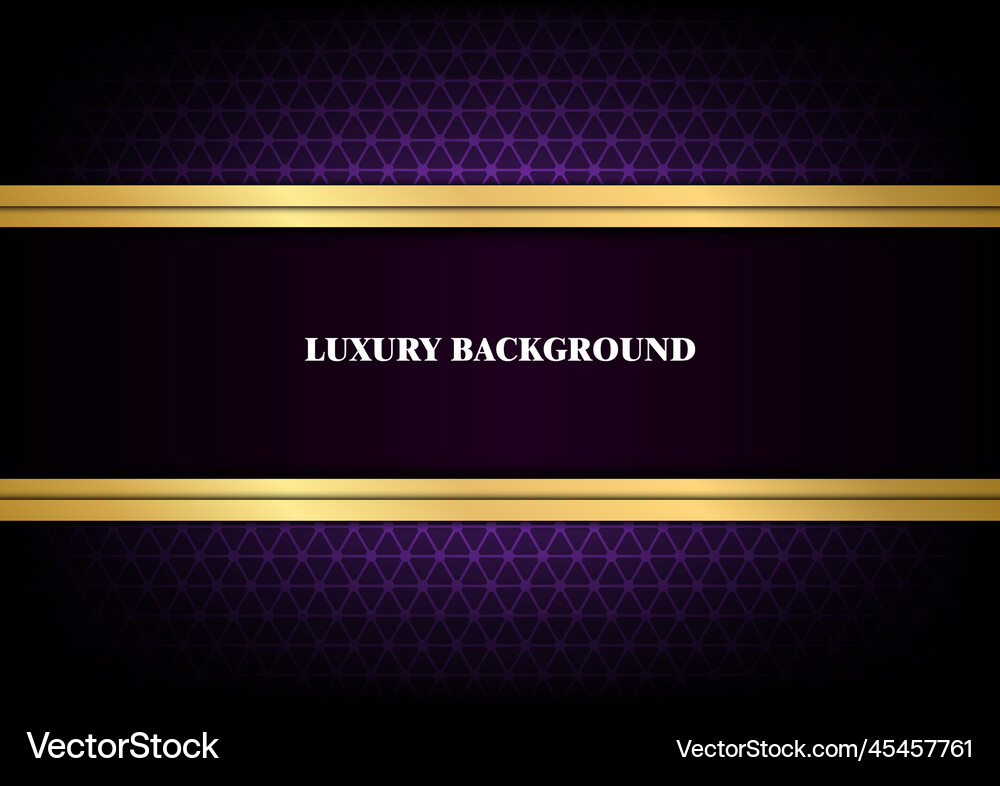 Graphic luxury gold line element purple premium Vector Image
