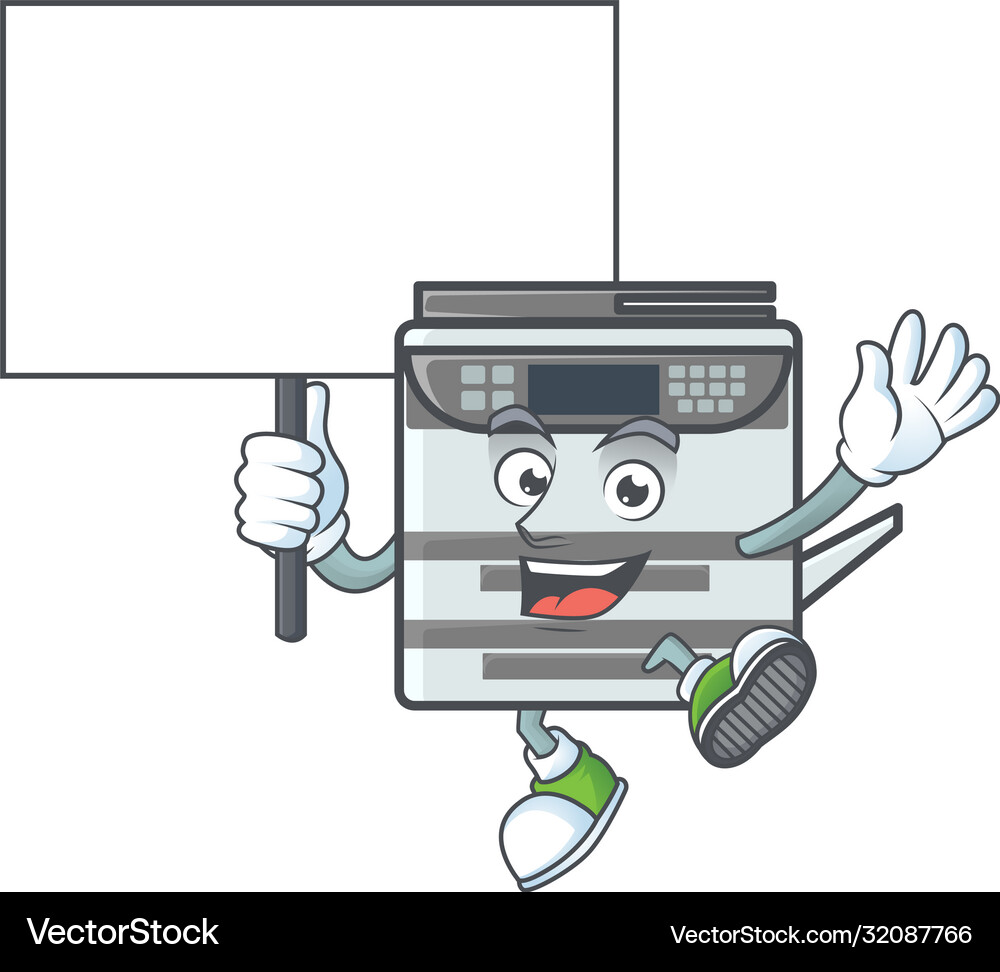 A picture professional office copier with board Vector Image