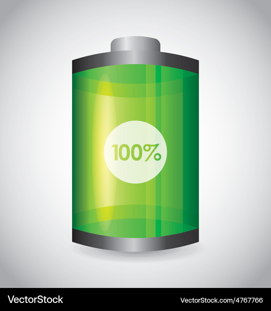Battery power Royalty Free Vector Image - VectorStock
