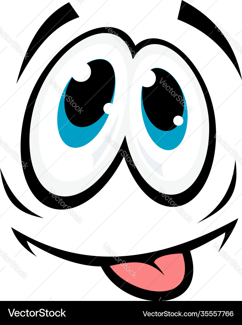 Emoticon showing tongue teasing smiley Royalty Free Vector