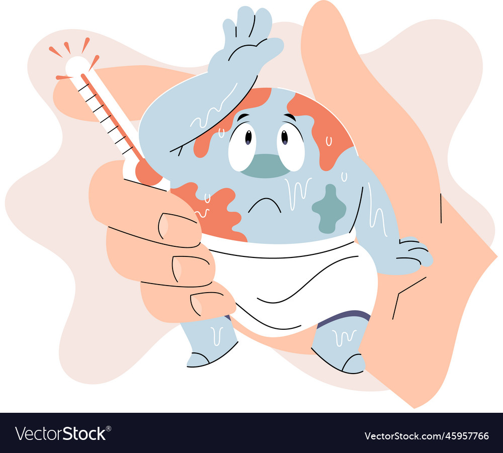 Global warming climate changes concept Royalty Free Vector