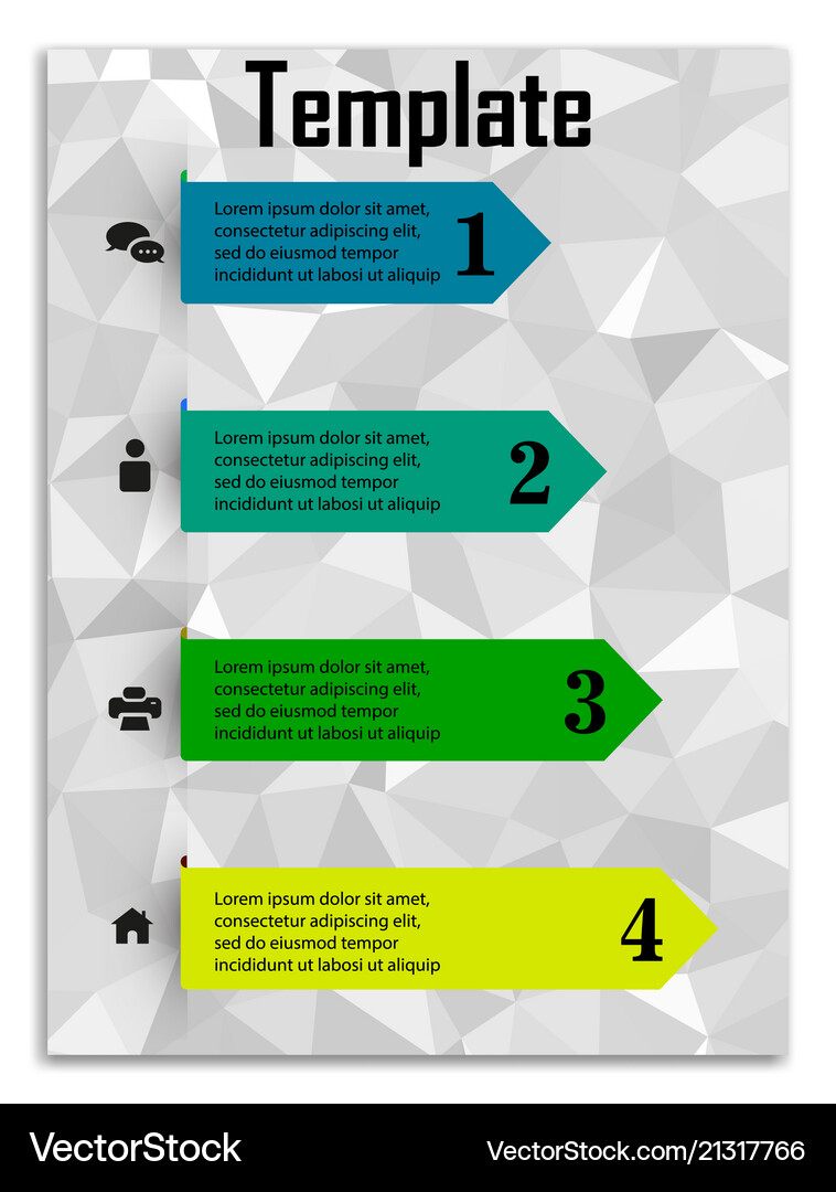 Infographics in brochures for minimalist design Vector Image