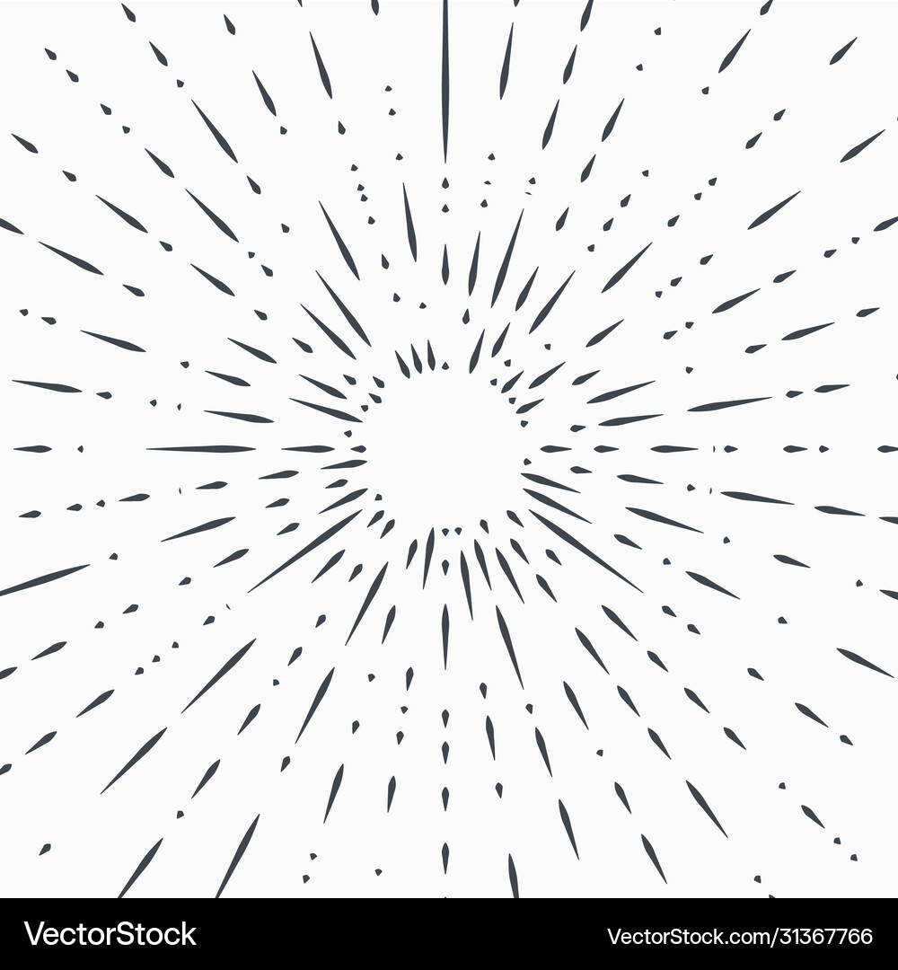 Vintage bursting rays - design elements Royalty Free Vector