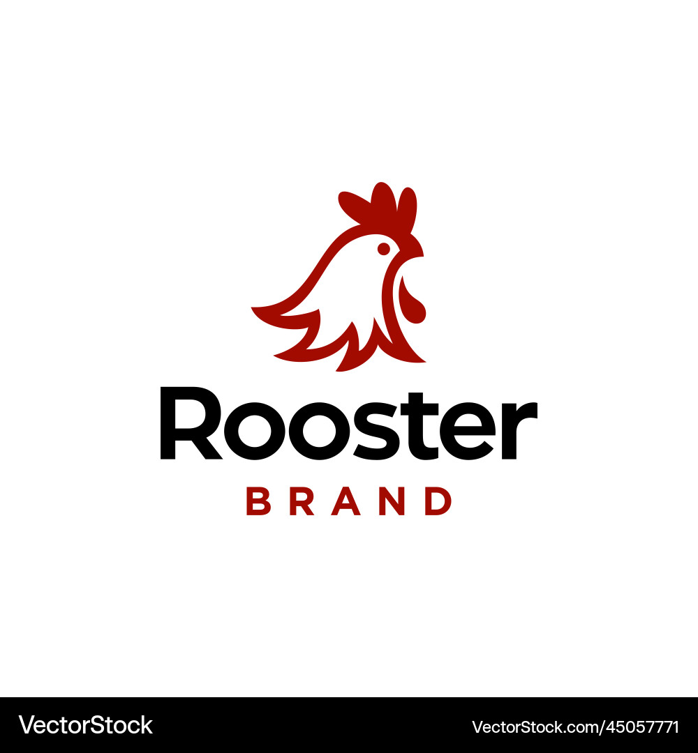 Chicken icon hen logo design agriculture bird Vector Image