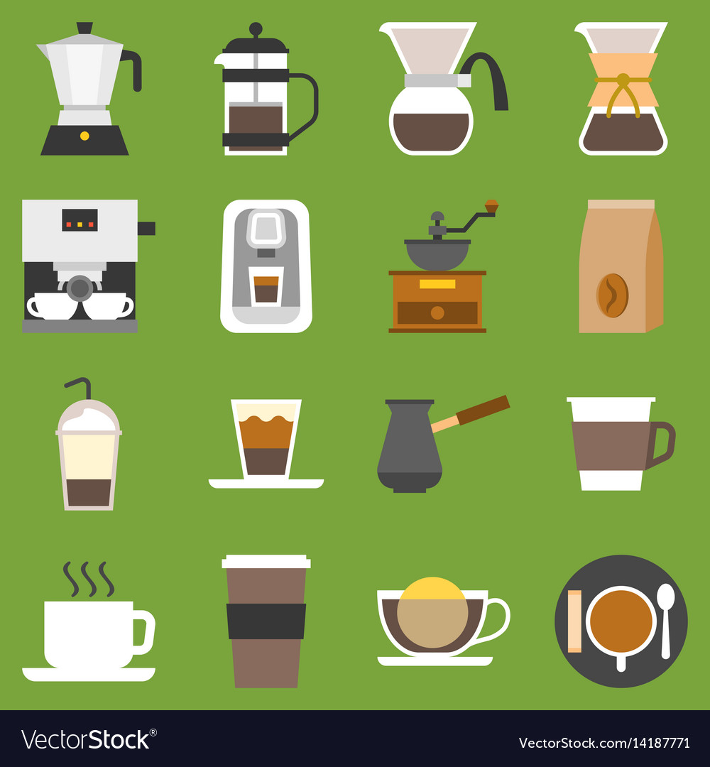 Coffee method Royalty Free Vector Image - VectorStock