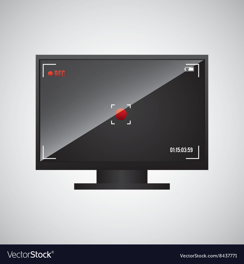 Media player interface design Royalty Free Vector Image