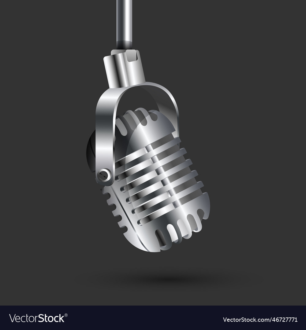 Microphone posters Royalty Free Vector Image - VectorStock