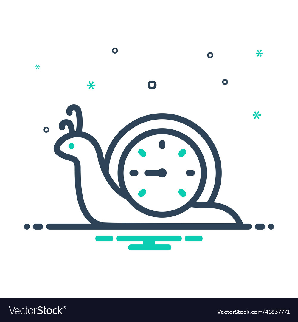 Slowly Royalty Free Vector Image - VectorStock