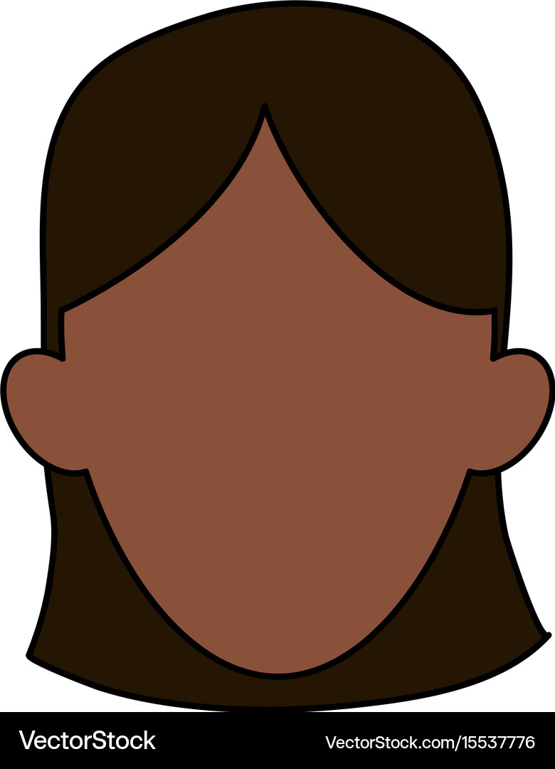 Colorful woman over white background Royalty Free Vector