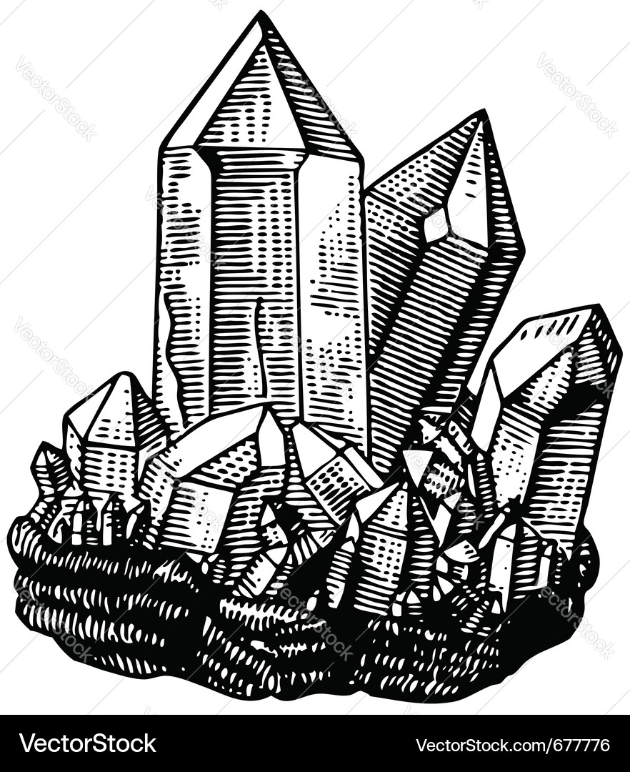 Crystal Royalty Free Vector Image - VectorStock