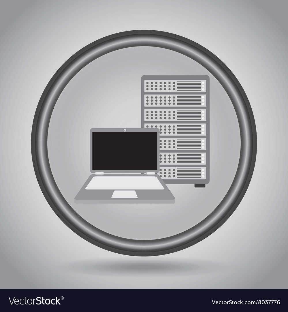 Data center design Royalty Free Vector Image - VectorStock