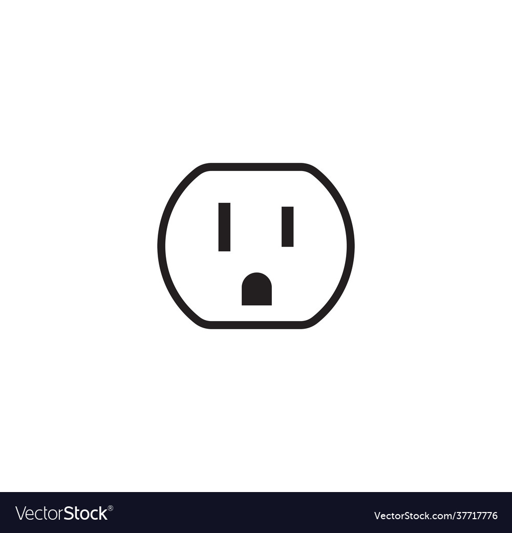 Electric socket Royalty Free Vector Image - VectorStock