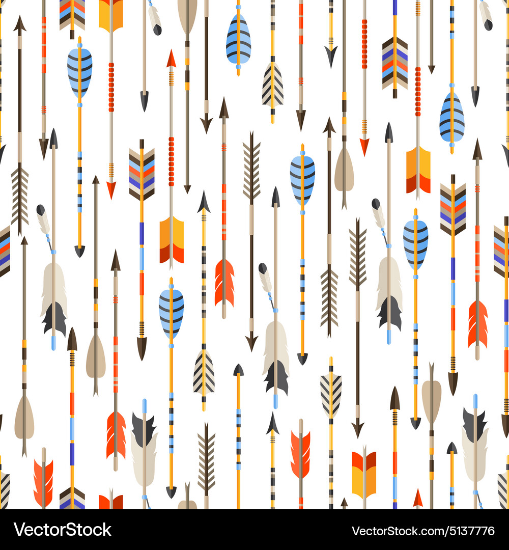 Native American Tribal Arrow Pattern Royalty Free Vector