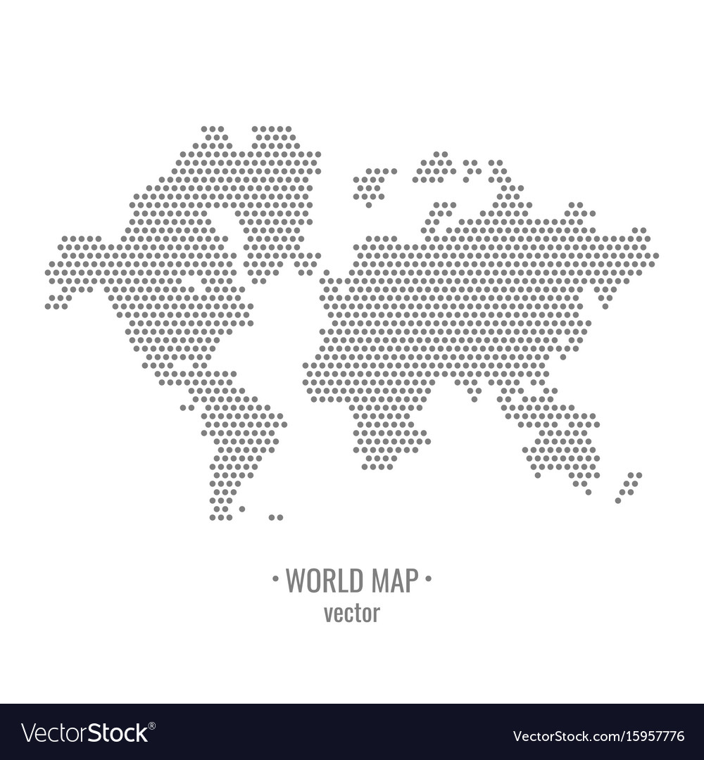 World Map Royalty Free Vector Image Vectorstock 