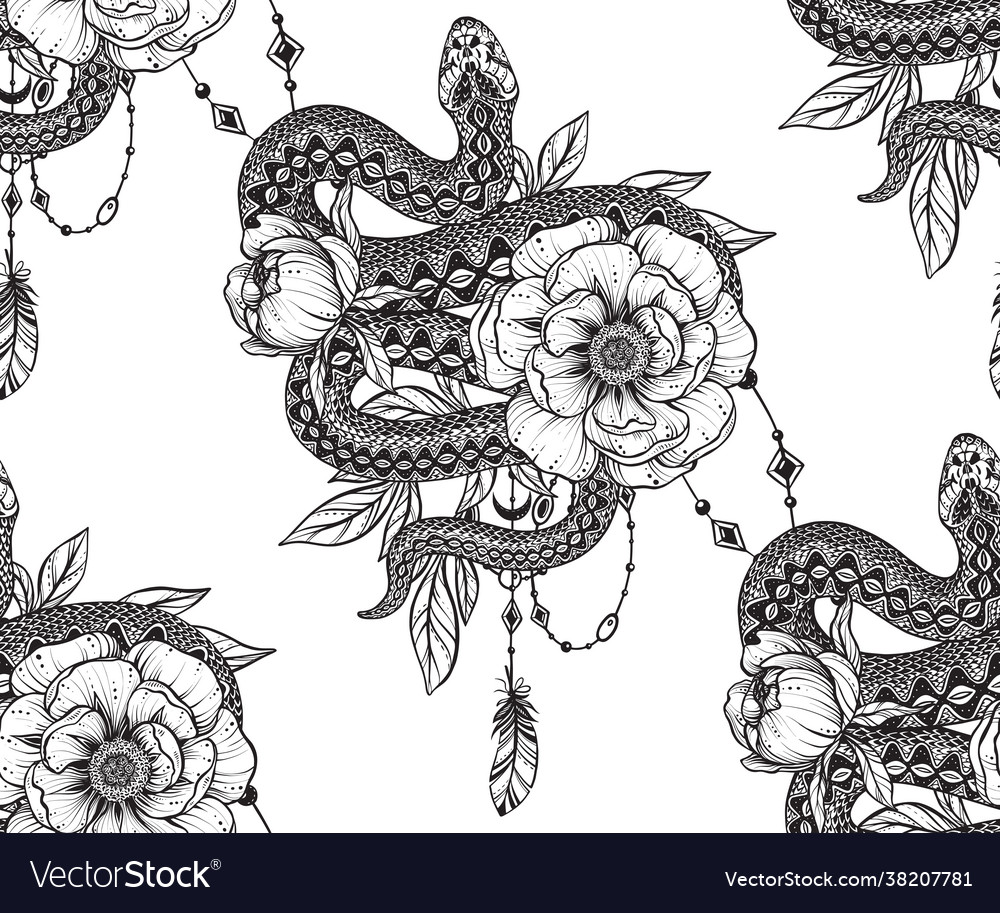 Beautiful seamless pattern romantic Royalty Free Vector