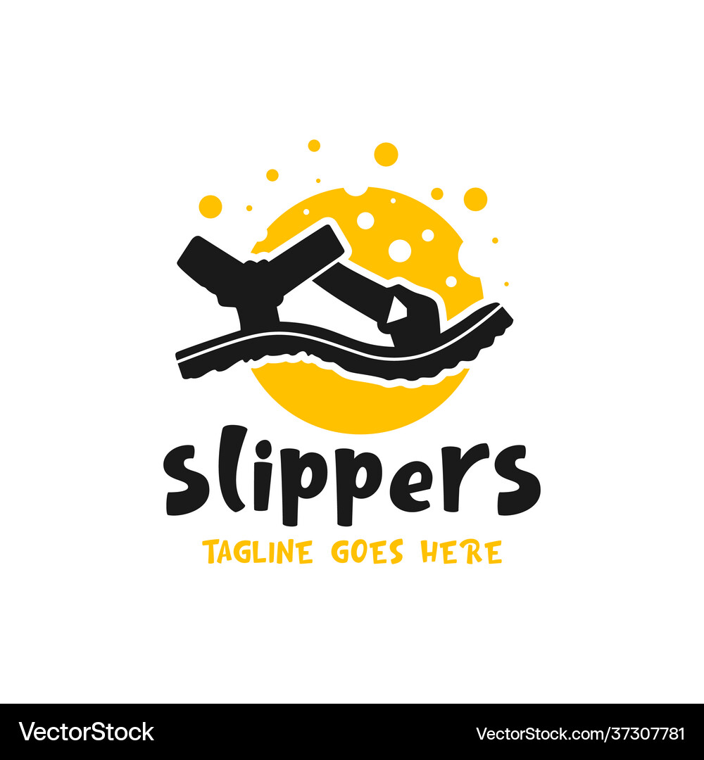 Sandal or mountain shoe logo Royalty Free Vector Image