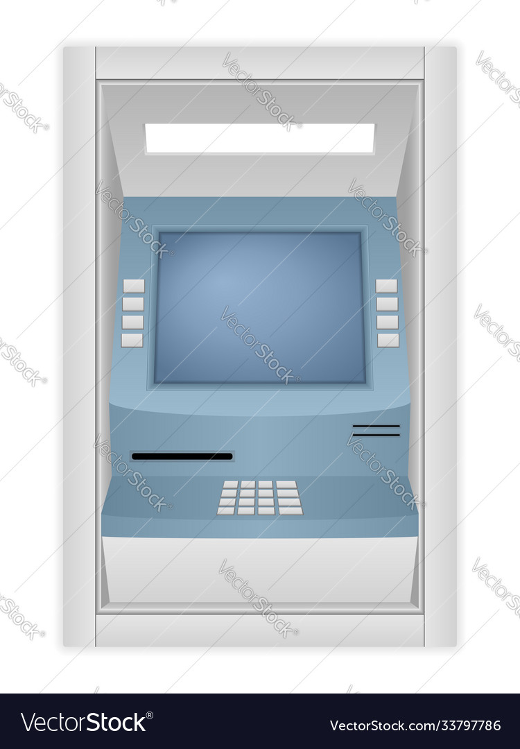 Atm machine Royalty Free Vector Image - VectorStock