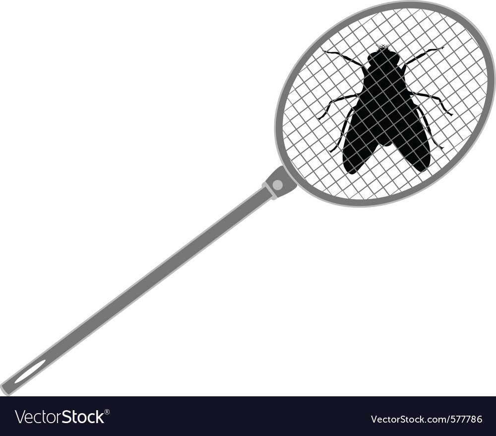 Fly silhouette Royalty Free Vector Image - VectorStock