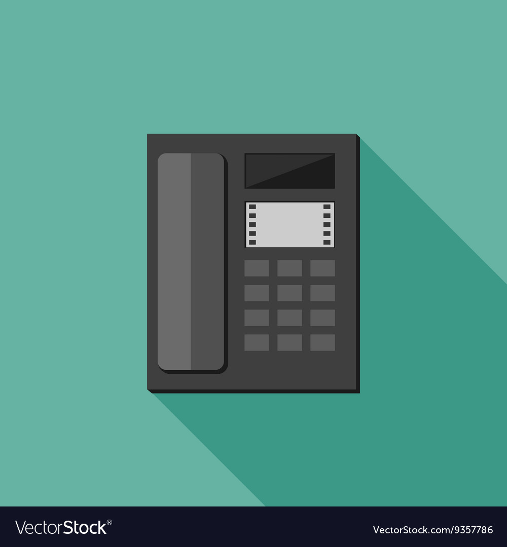 Phone flat Royalty Free Vector Image - VectorStock