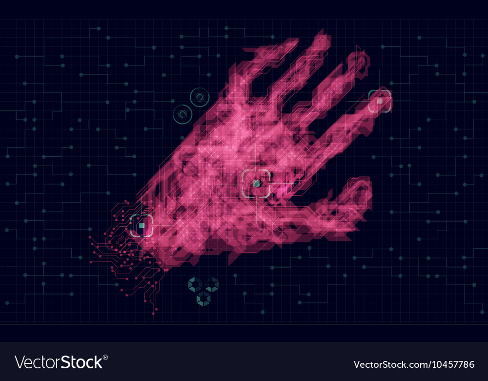 Technohand preview Royalty Free Vector Image - VectorStock